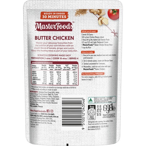 Try our easy Butter Chicken Curry Recipe Base | MasterFoods