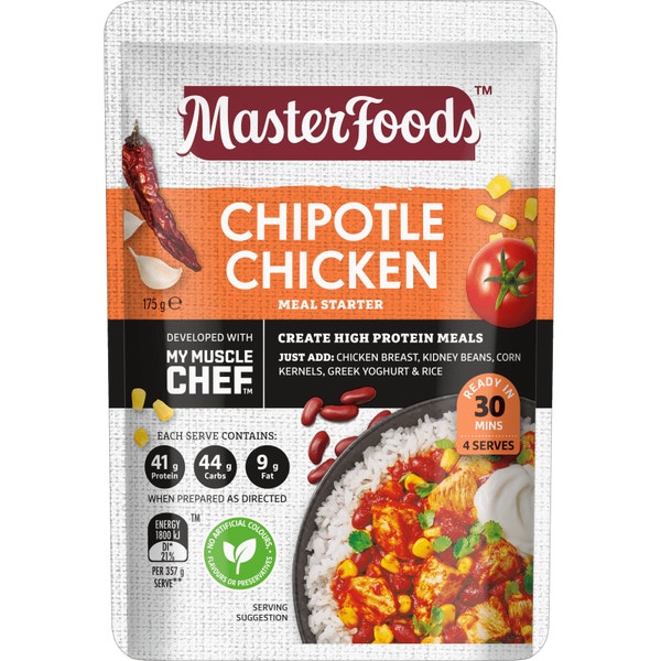 MasterFoods MYMC Chipotle Chicken Recipe Base 175g | MasterFoods