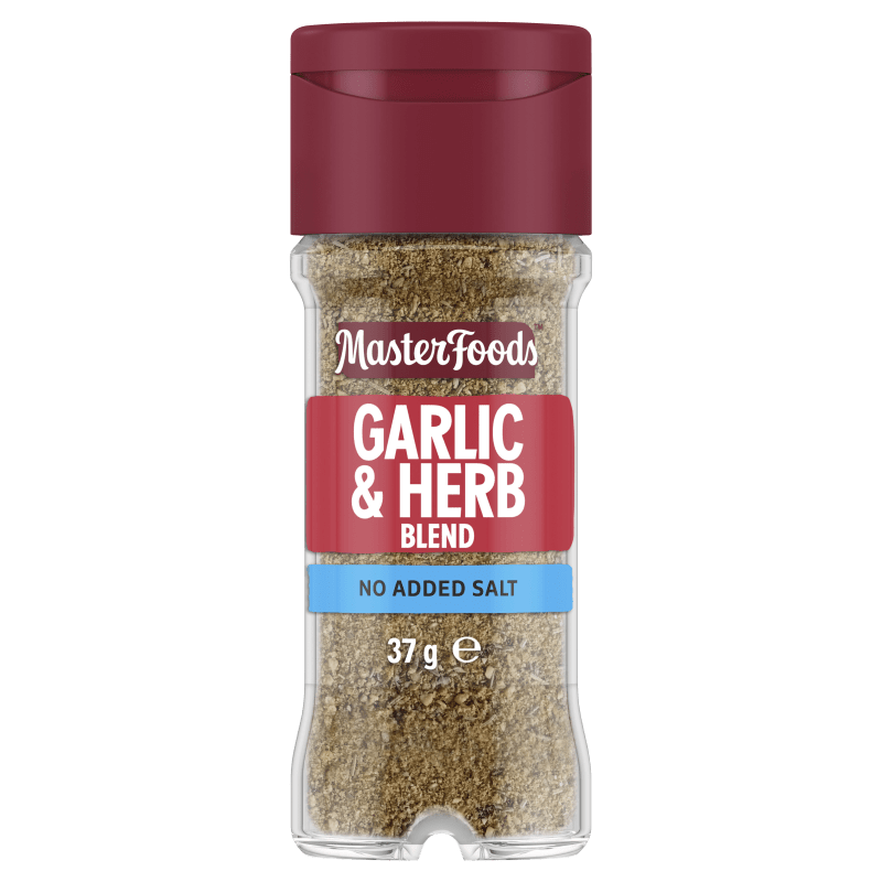 MasterFoods Garlic & Herb No Added Salt Seasoning 37g | MasterFoods