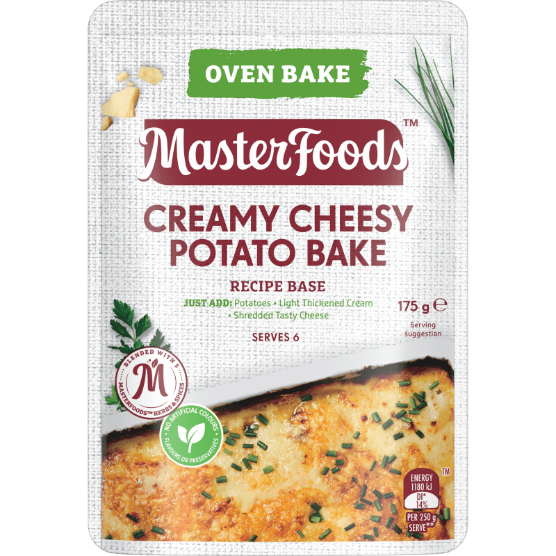 Try our easy Creamy Cheesy Potato Bake Recipe Base | MasterFoods
