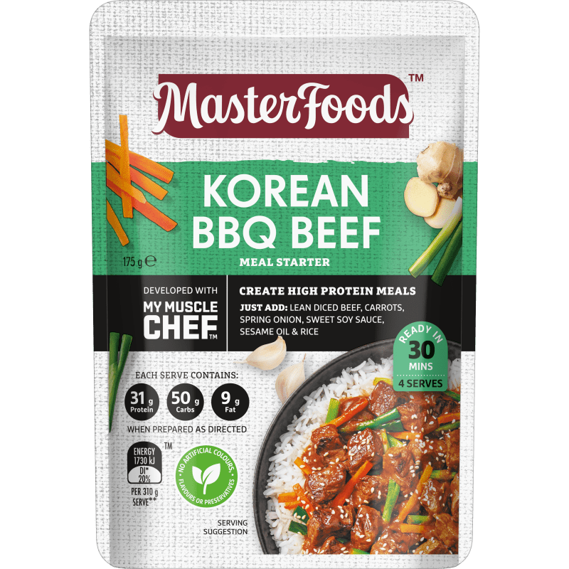 MasterFoods MYMC Korean BBQ Beef Recipe Base 175g | MasterFoods